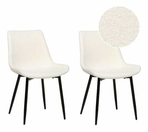 Set 2 buc scaun tip bar Antoinette (alb) | Zondo.ro