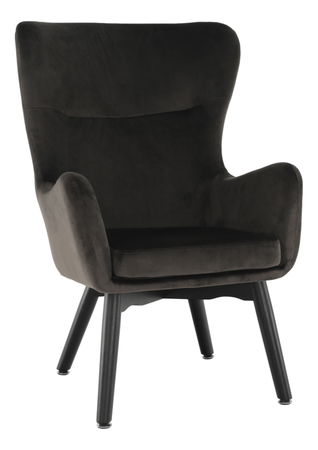 Fotoliu de design cu urechi Terika (Maro gri) | Zondo.ro