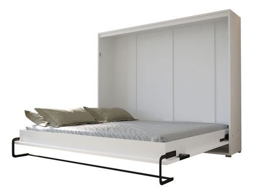 Pat pliant 160 Homer (Alb mat + Negru lucios) (orizontal) | Zondo.ro