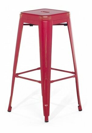 Scaun tip Bar Cabriot 76 (roșu) | Zondo.ro